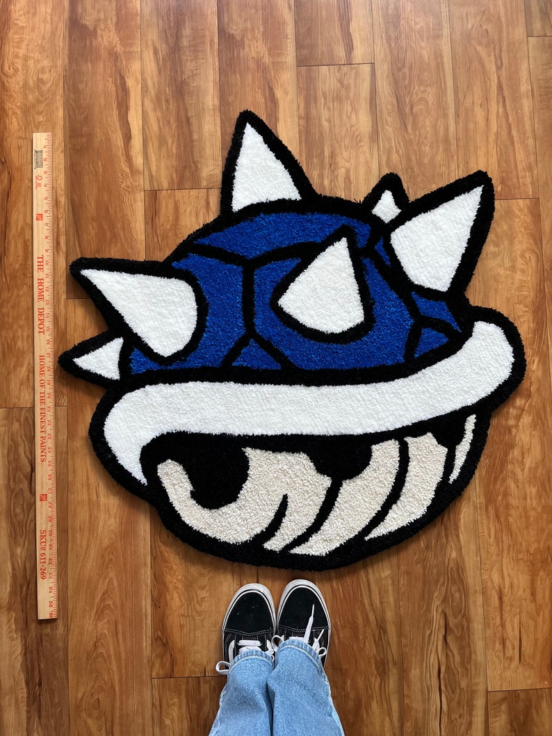 Mario Kart Blue Shell Super Mario Bros Spiny Shell Blue - Etsy