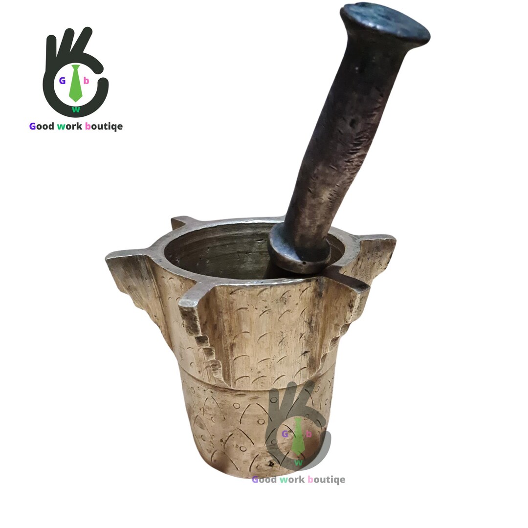 Antique Mortar Tuareg Brass, Absolutely Stunning Moroccan Mortar, Brass ...
