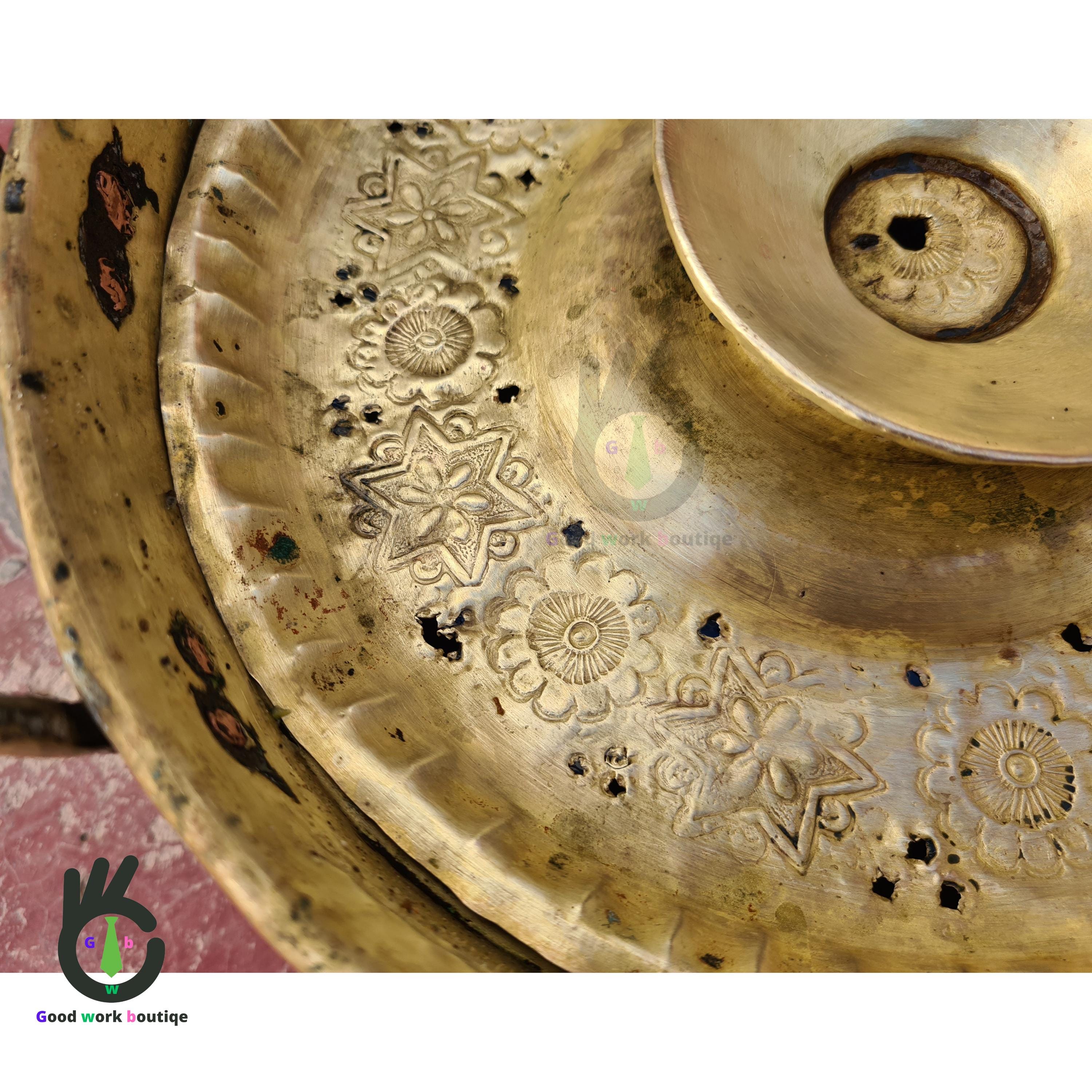 Antique Brass Moroccan Hand Washing, Vintage Hammam Set Brass, Antique ...