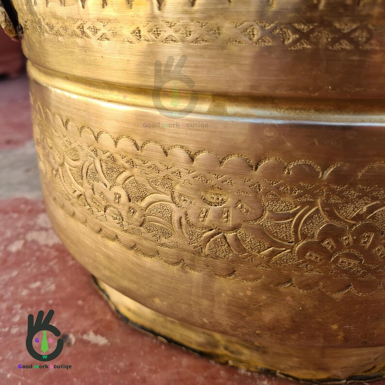 Antique Brass Moroccan Hand Washing, Vintage Hammam Set Brass, Antique ...