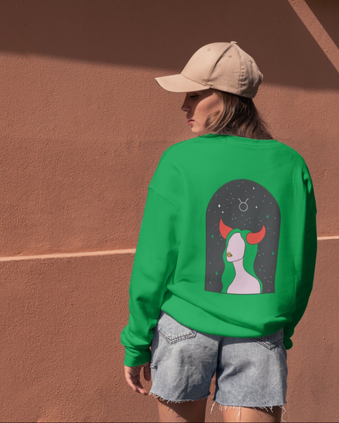 Taurus Zodiac Sign Crewneck Sweater Comfortable Taurus Horoscope ...