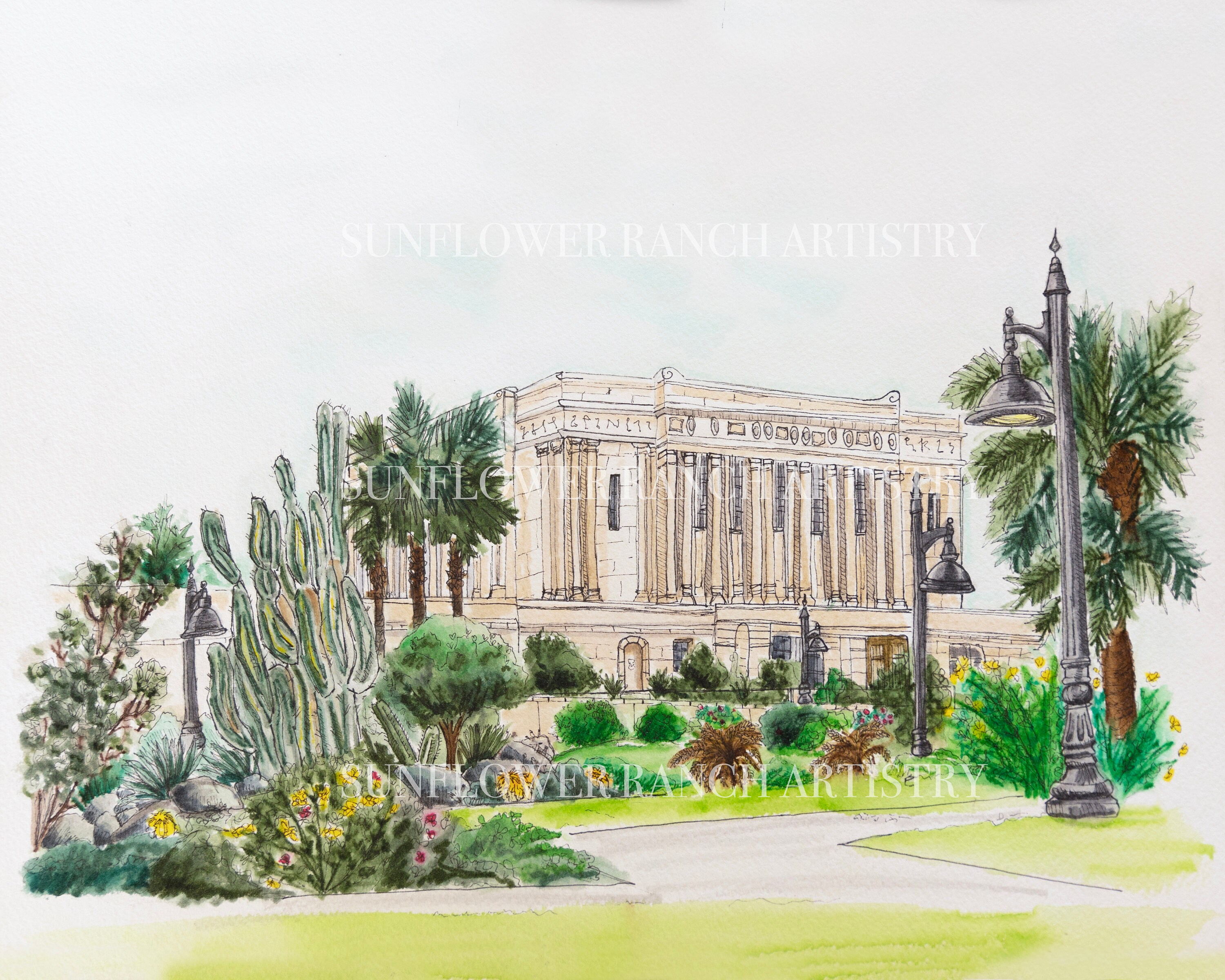 LDS Mesa Temple-physical PRINT - Etsy