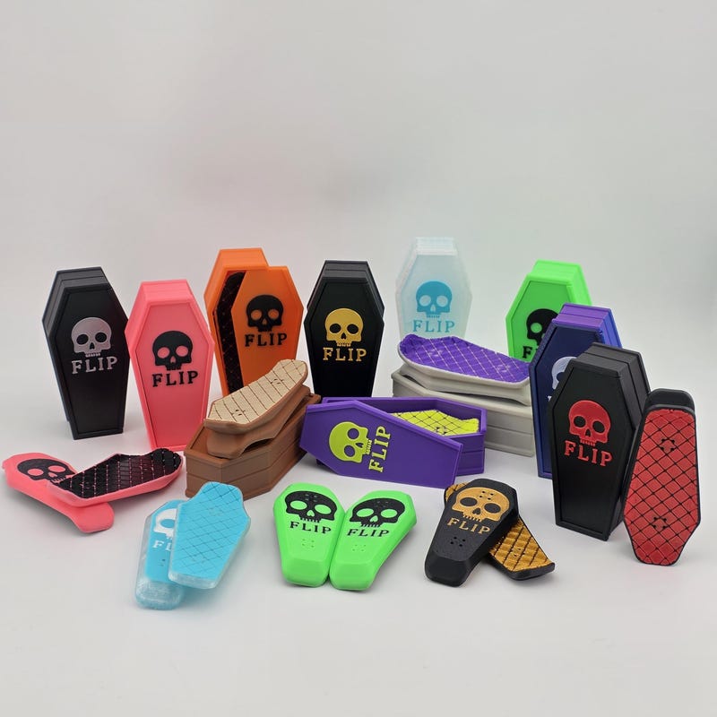 3d Printed Coffin Fidget - Etsy