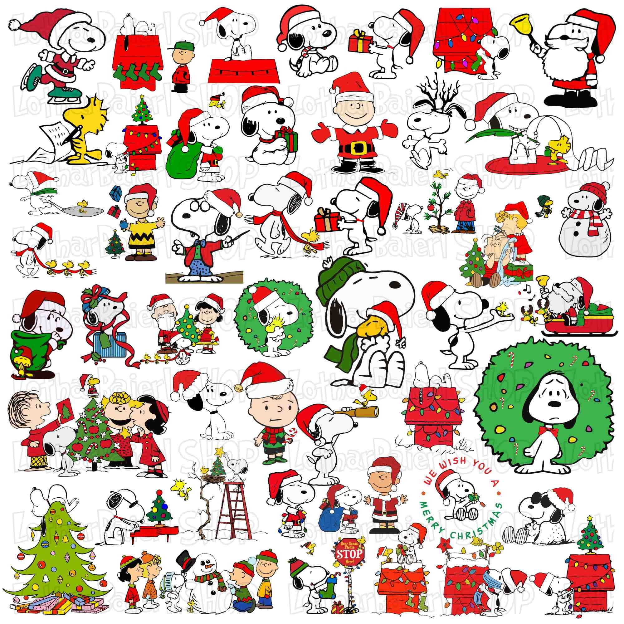 58 Diseños Paquete de Navidad Snoopy Svg Snoopy Svg Navidad - Etsy España