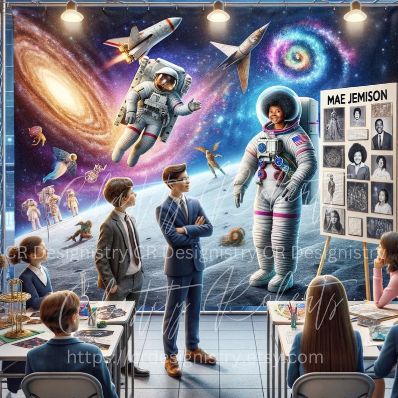 Our History - Mae Jemison PNG File Only - Etsy