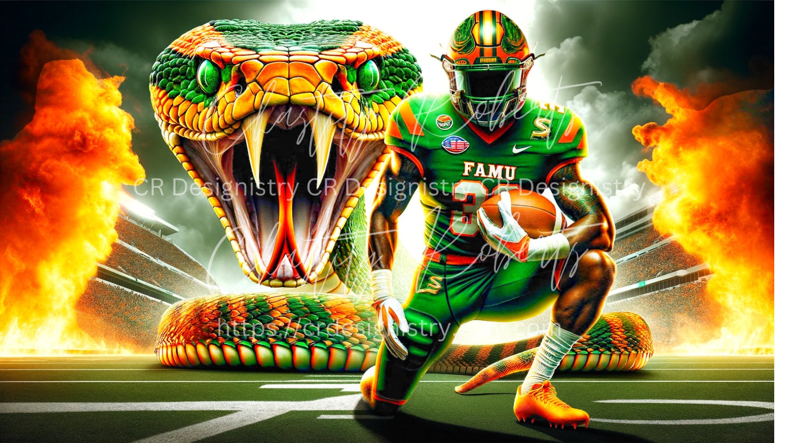 FAMU Football PNG File Only - Etsy
