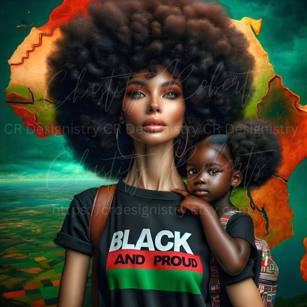 Black and Proud PNG File Only - Etsy