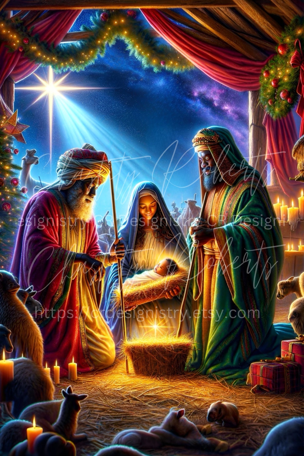 Black Nativity PNG File Only - Etsy