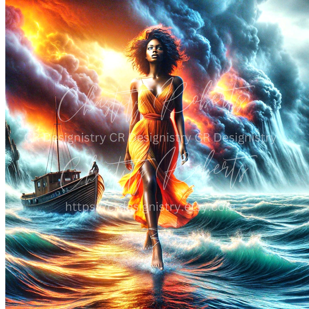 Step Out of the Boat PNG File Only - Etsy