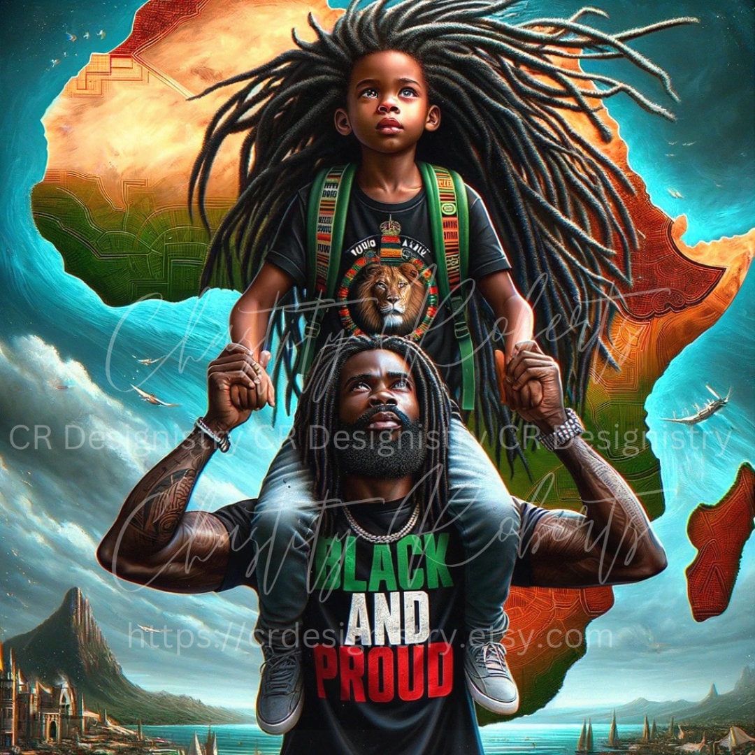 Black and Proud PNG File Only - Etsy