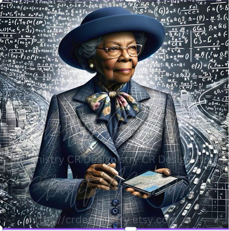 Dr. Gladys Mae West and GPS PNG File Only - Etsy