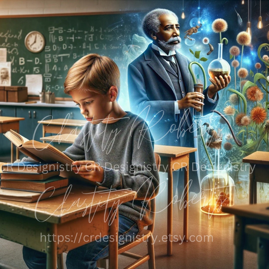 Our History - George Washington Carver PNG File Only - Etsy