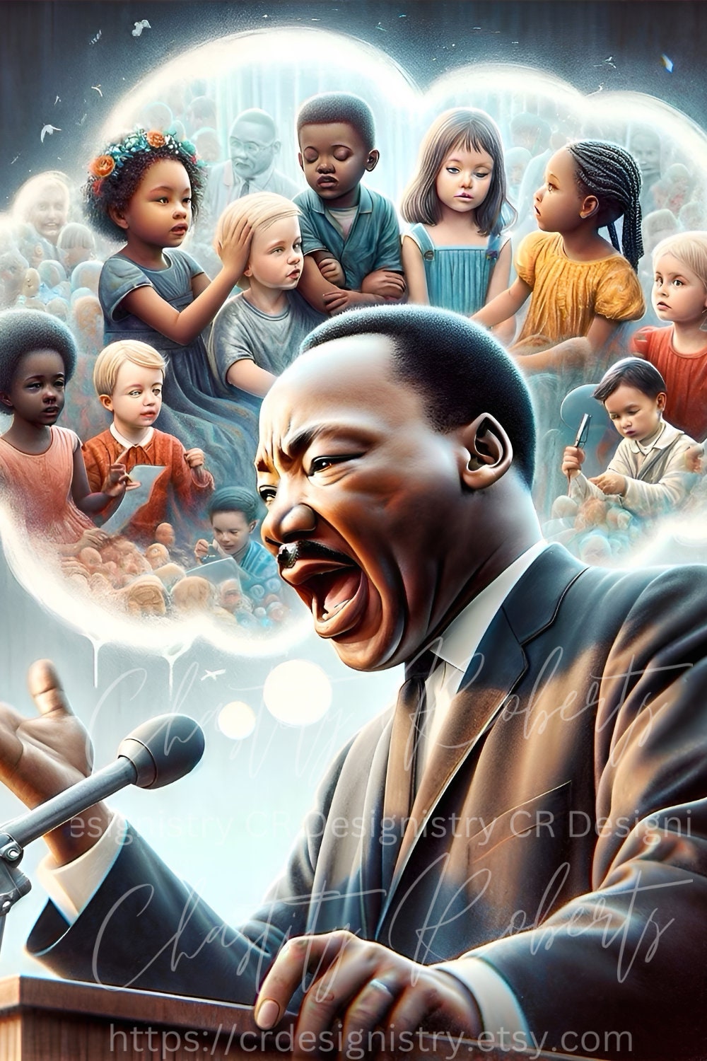 I Have A Dream PNG File Only - Etsy