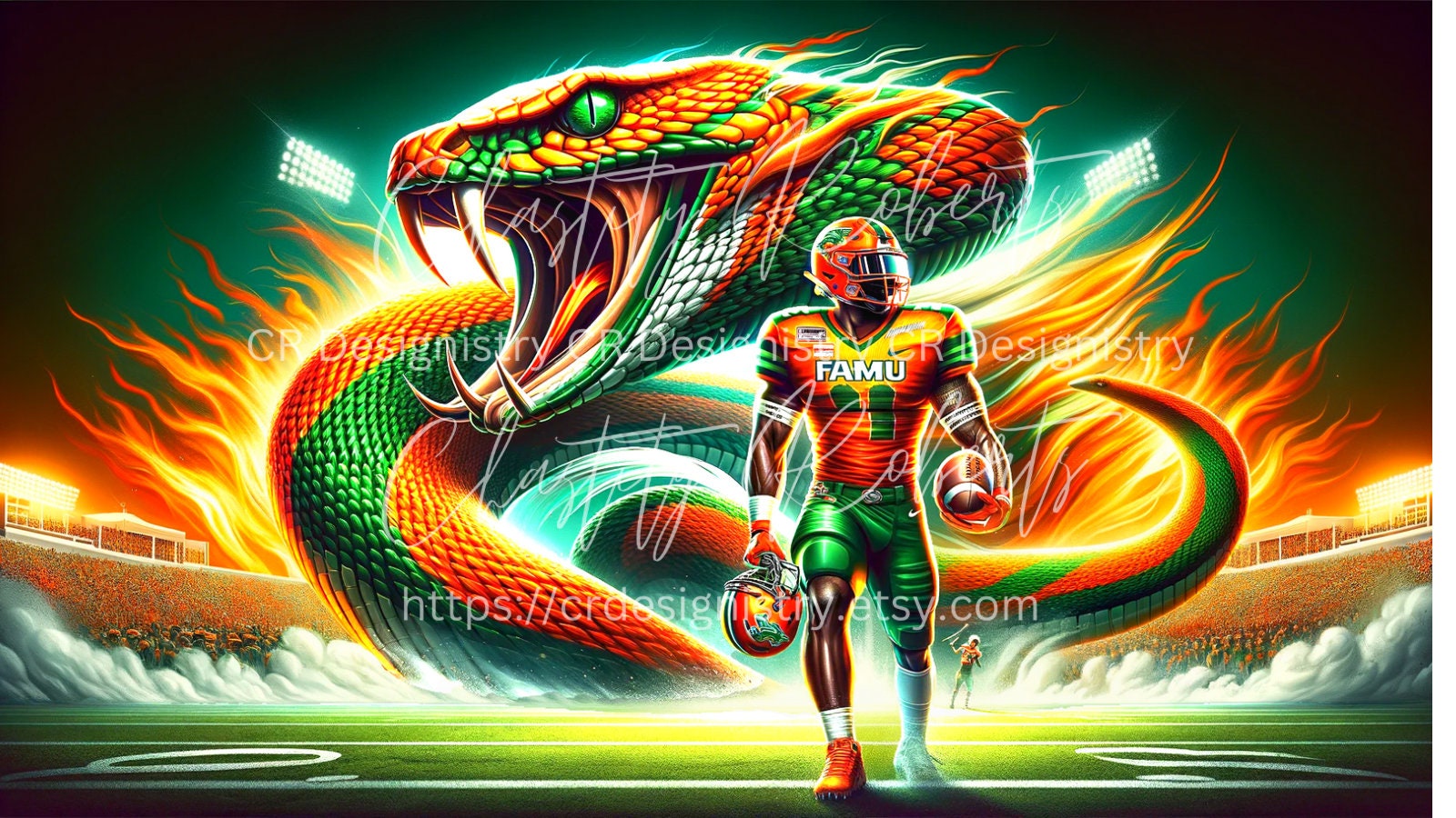 FAMU Football PNG File Only - Etsy
