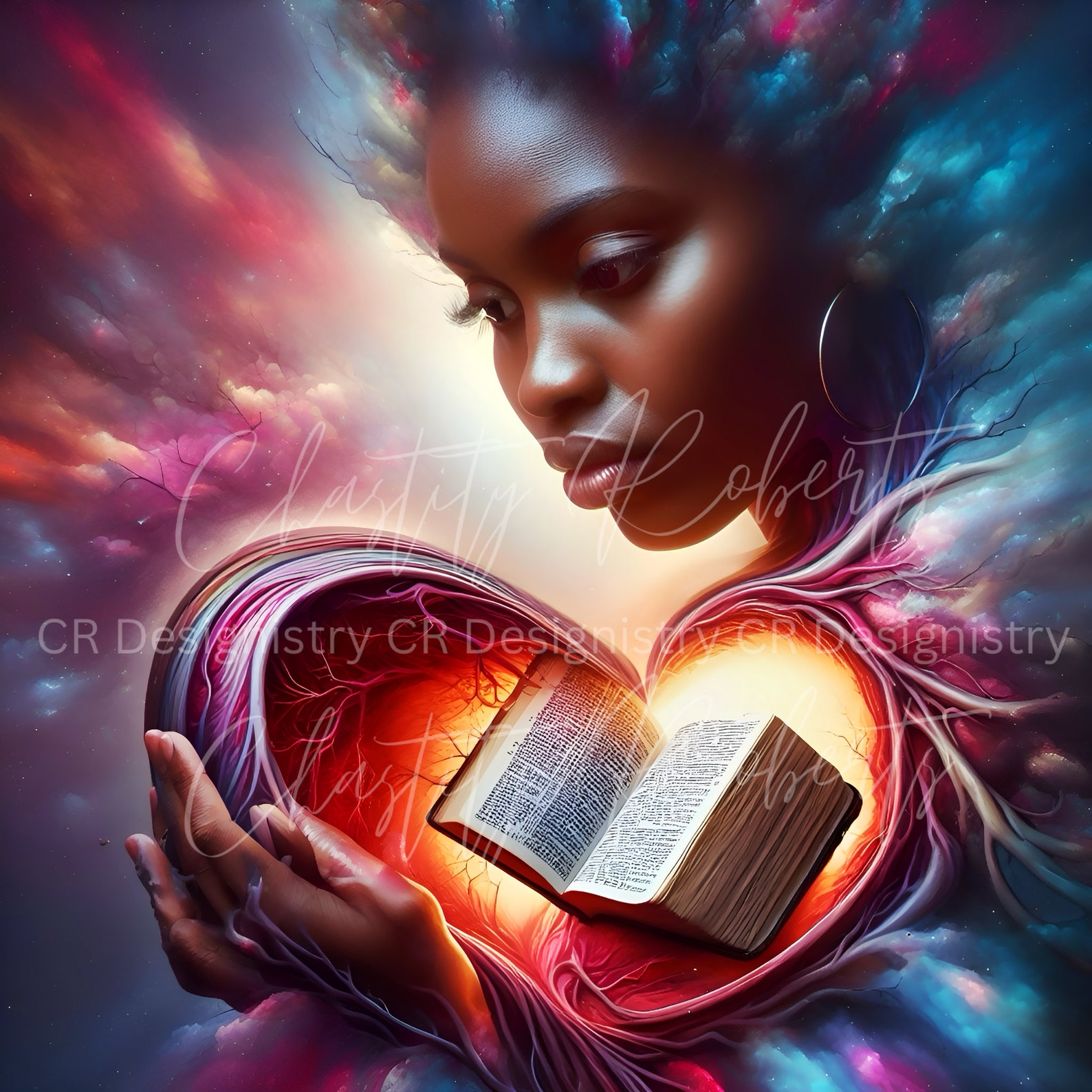 Hidden in My Heart PNG File Only - Etsy