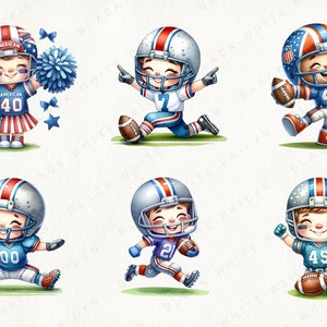 Cute American Football Clipart,football Png,cute Sports Illustrations ...