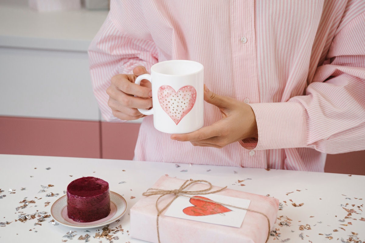 Polka Dot Hearts Clipart, Valentine's Day Boho Hearts Png, Love Clipart ...