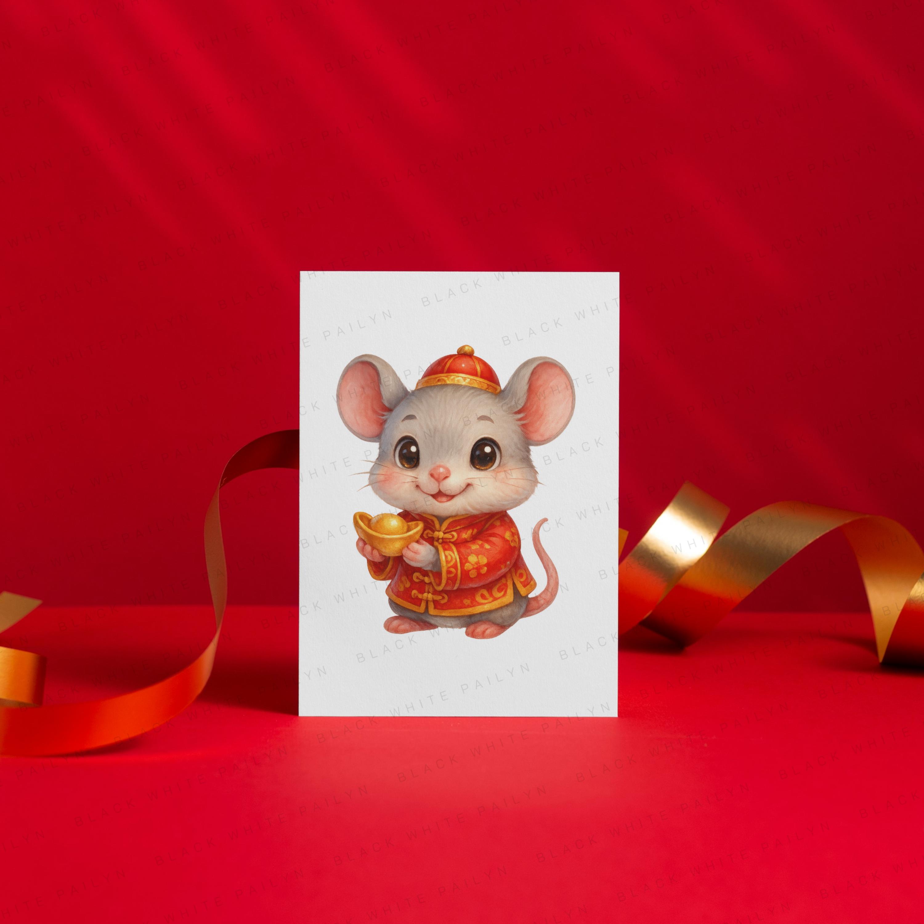 12 Chinese Zodiac Animal Clipart PNG Set, Cute Lunar New Year Zodiac ...
