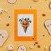 Halloween Ice Cream Cone Clipart Set, Spooky Dessert PNG Files, Cute ...