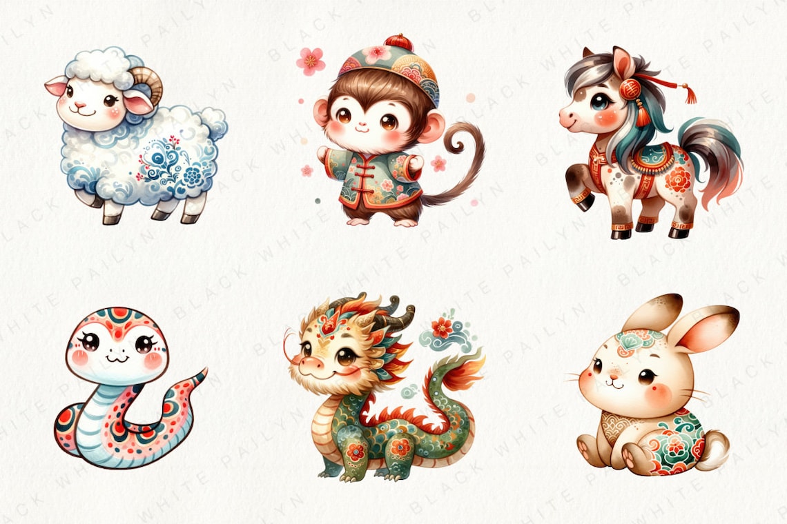 Cute Chinese Zodiac Clipart,zodiac Clipart ,zodiac Png,horoscope ...
