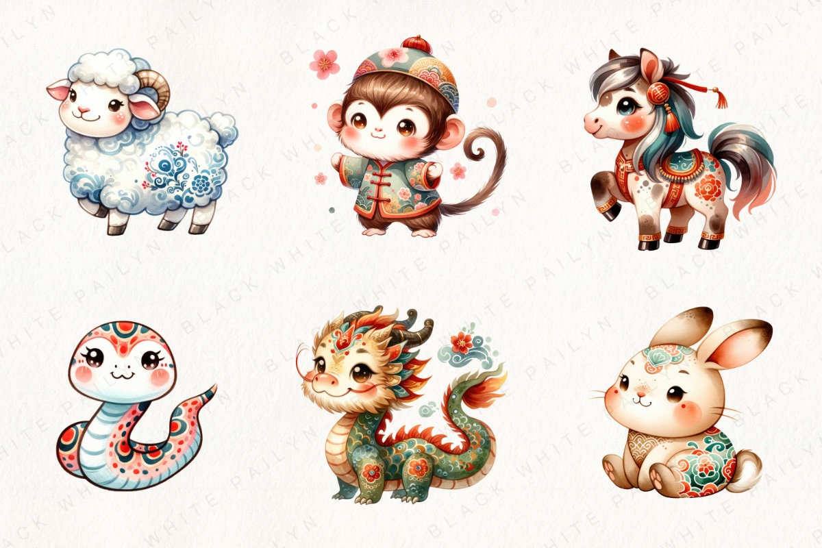 Cute Chinese Zodiac Clipart,zodiac Clipart ,zodiac Png,horoscope ...