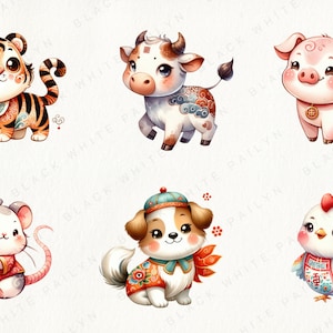 Cute Chinese Zodiac Clipart,zodiac Clipart ,zodiac Png,horoscope ...