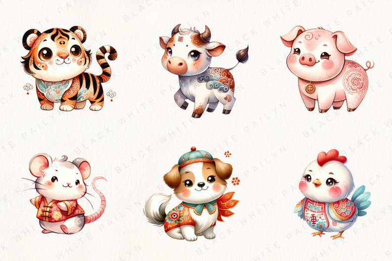 Cute Chinese Zodiac Clipart,zodiac Clipart ,zodiac Png,horoscope ...