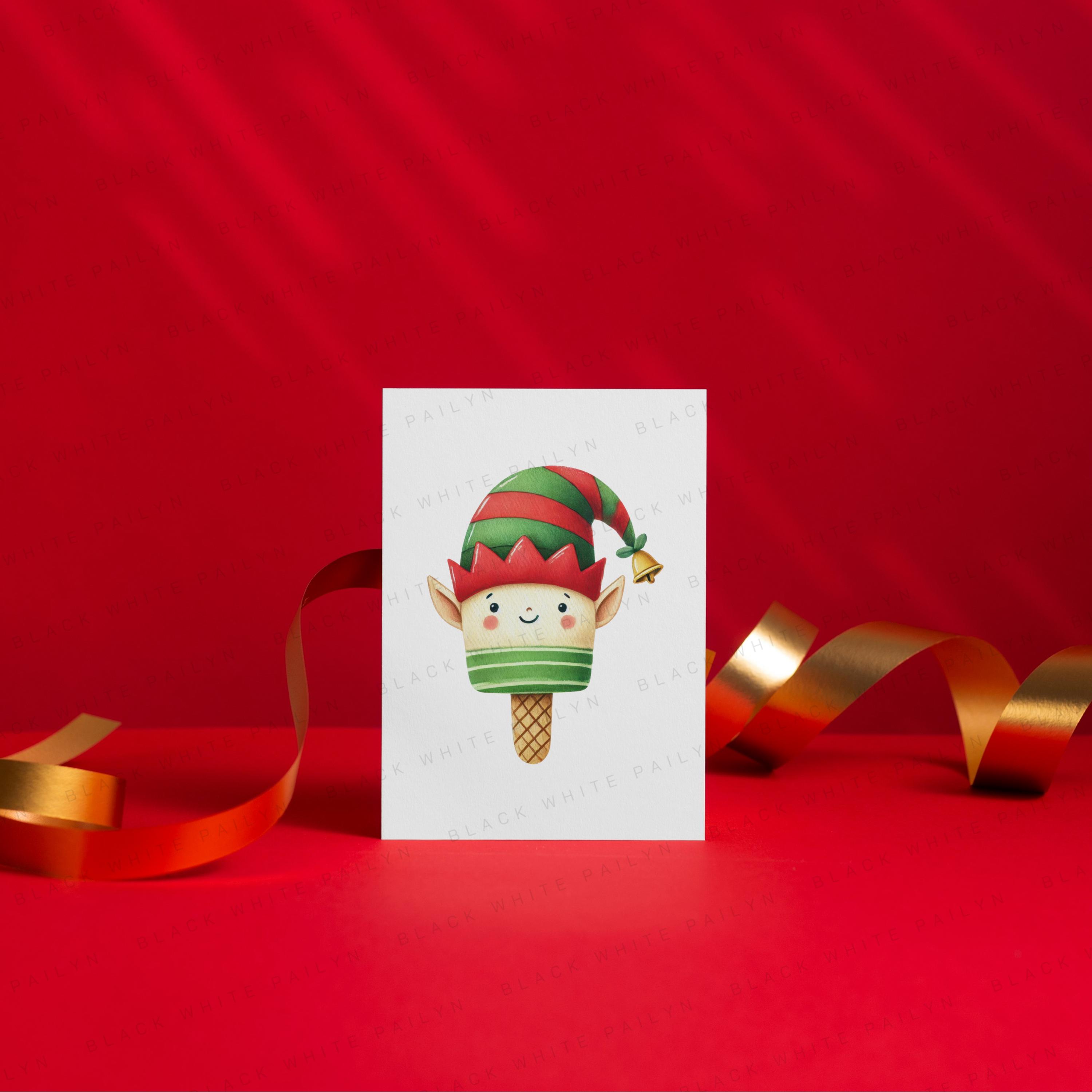 Christmas Ice Cream Clipart Bundle: 23 Festive Pngs (digital Download ...