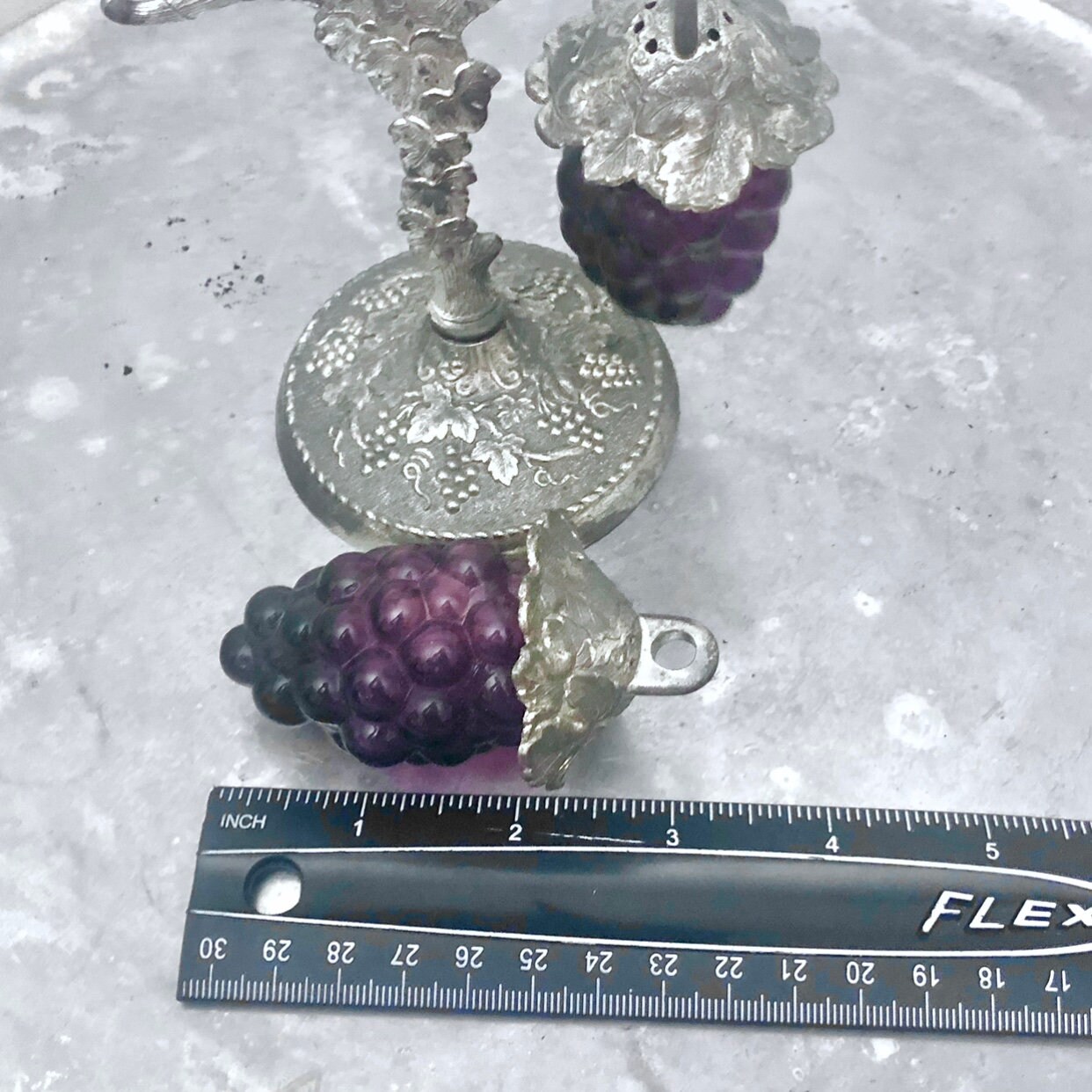 Vintage Hanging Grapes Glass Shaker Set - Etsy