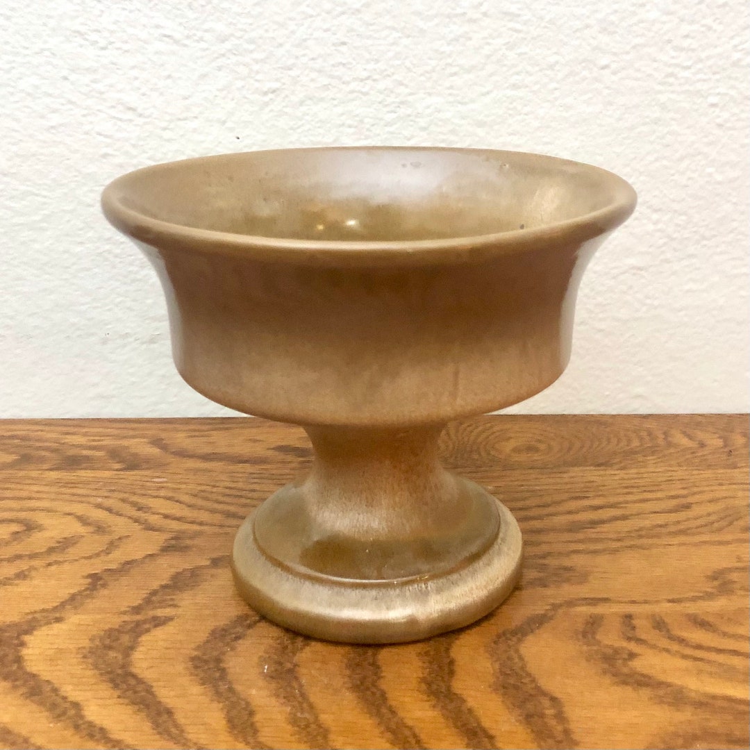 Frankoma Pottery Plainsman Brown Pedestal Urn Planter - Etsy