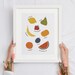 Fruit Educational Poster | Montessori Poster | Nursery Decor ...