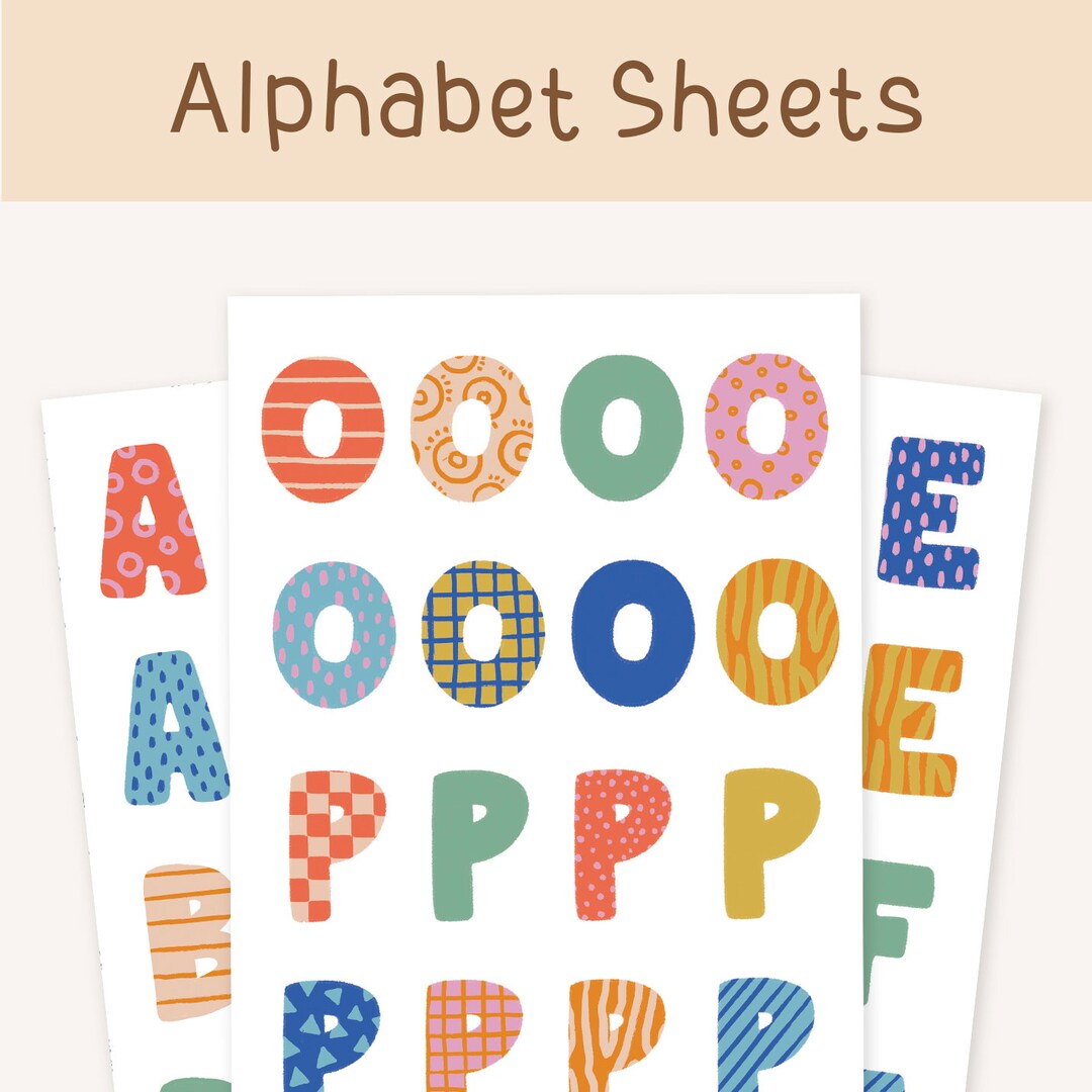 Alphabet Sheeets | Letters Printable | Education Materials | Learn ...