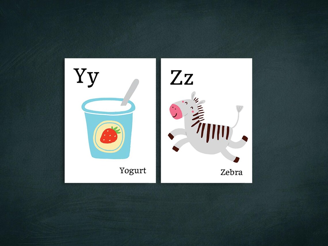 English Alphabet Flashcards Printable | Montessori Cards | Homeschool ...