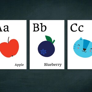 Large Format Alphabet Posters for Classroom and Nursery - Etsy