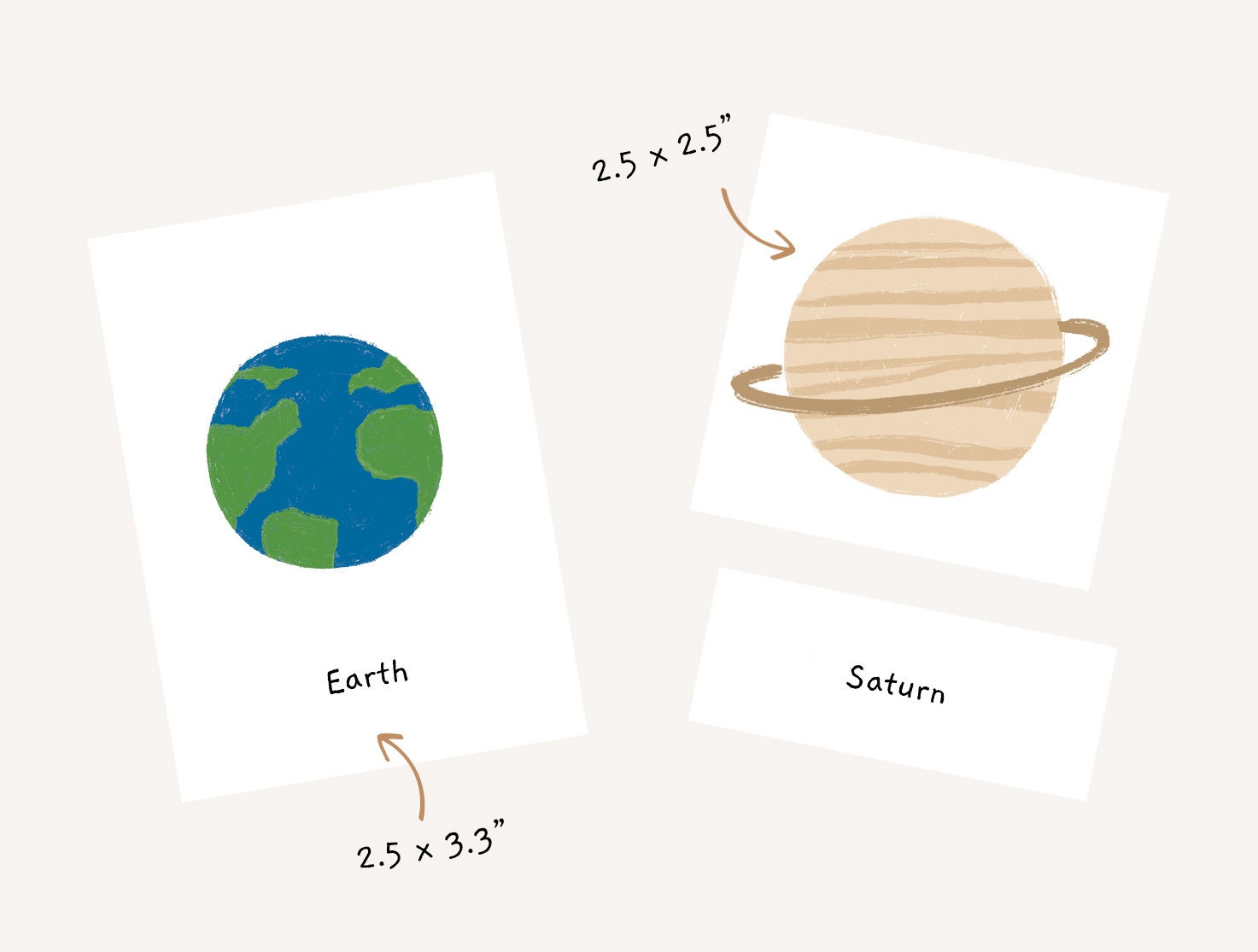 Planets Flash Cards | Montessori Flashcards | Educational Printable ...