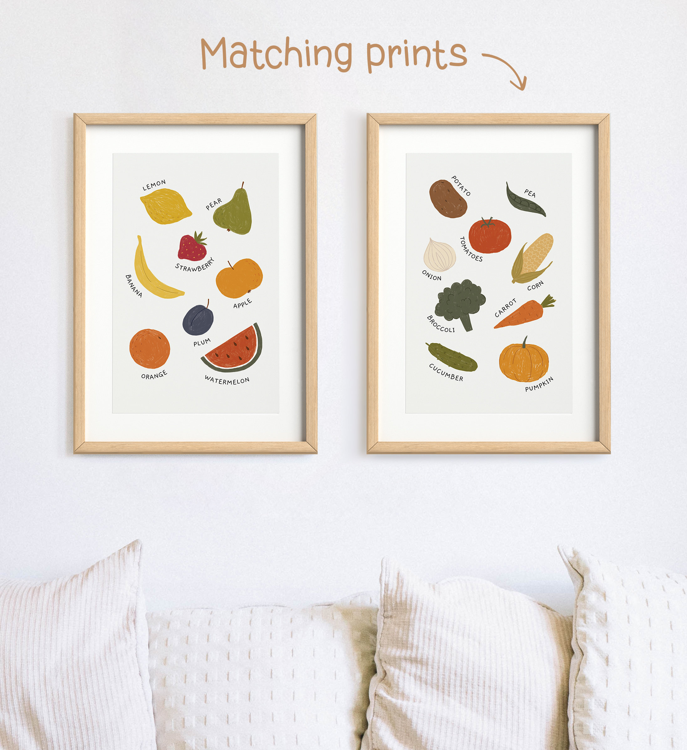 Fruit Educational Poster | Montessori Poster | Nursery Decor ...