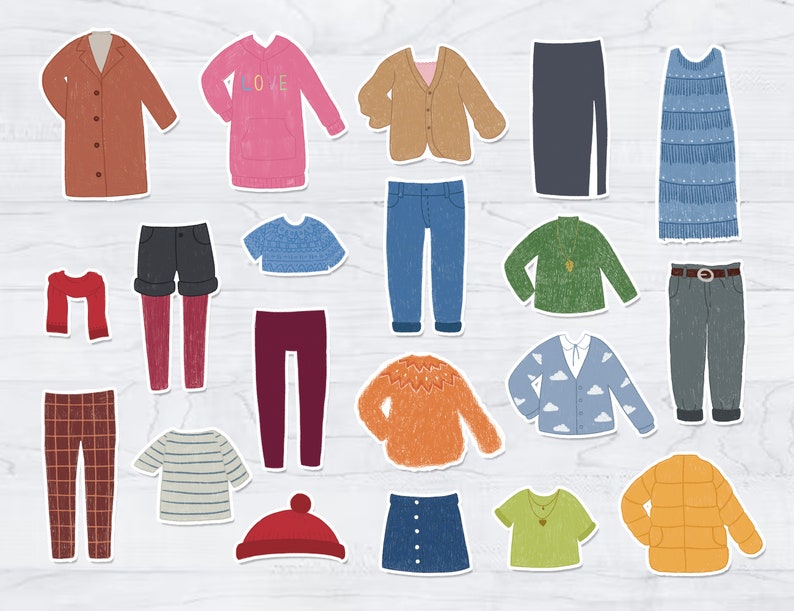 Printable Paper Dolls | Dolls Dress up | Craft Activity Kids - Etsy