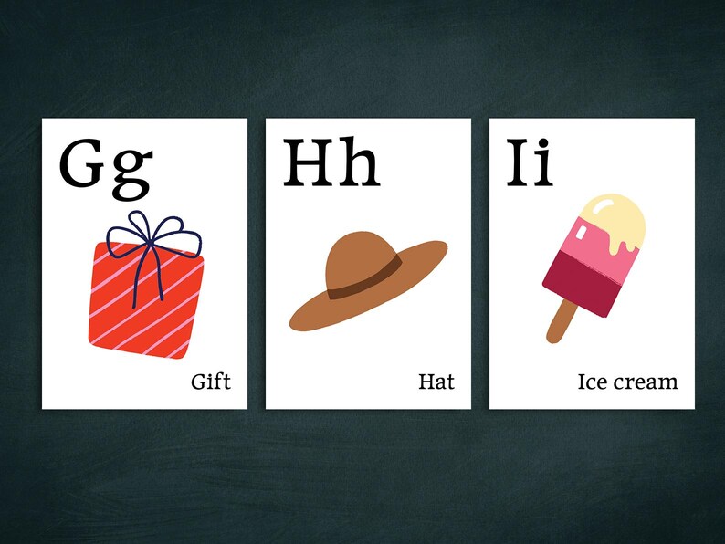 Large Format Alphabet Posters for Classroom and Nursery - Etsy