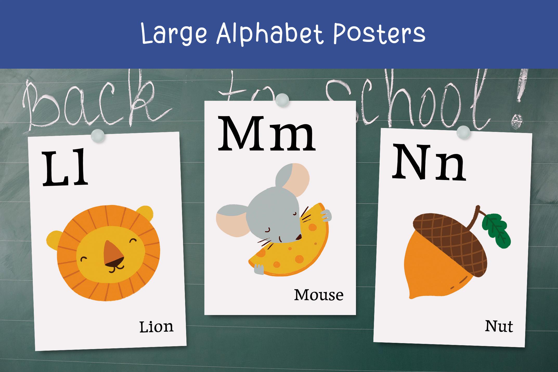 Large Format Alphabet Posters for Classroom and Nursery - Etsy