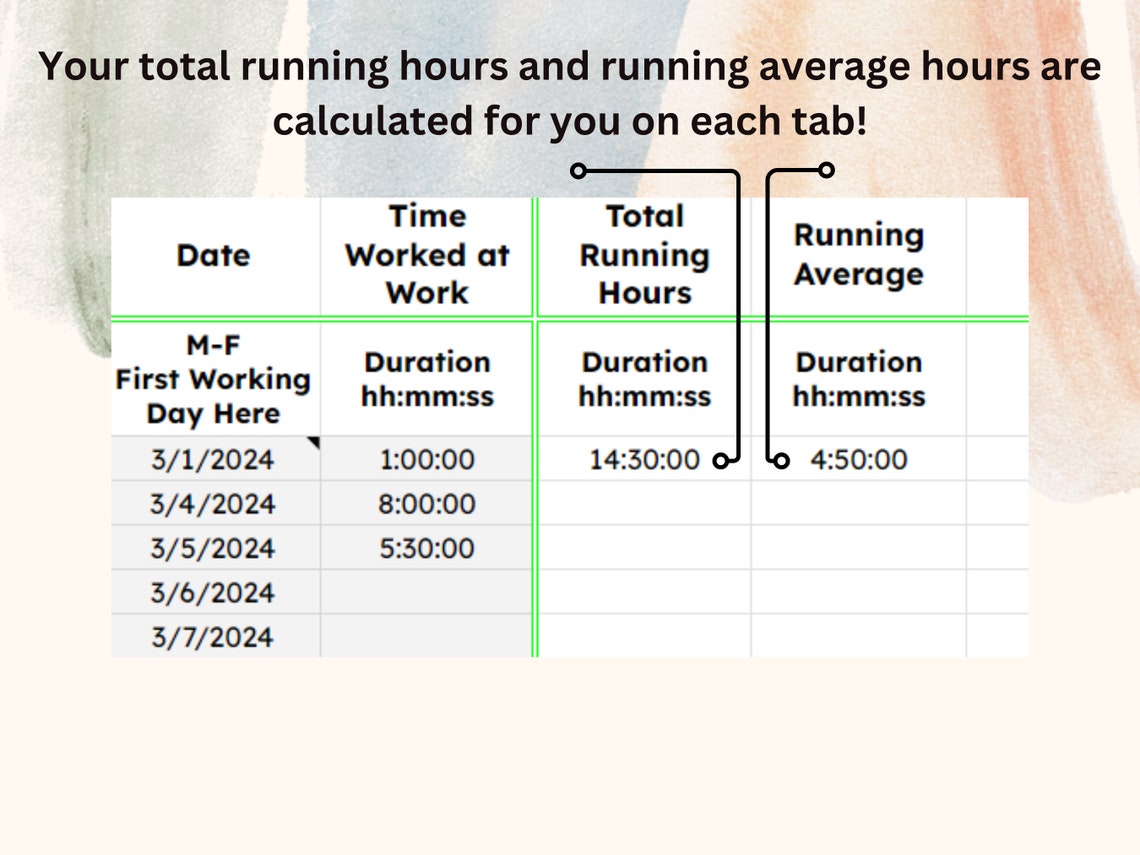 Time Tracker Spreadsheet Time in Time Out Google Sheets Side Hustle Day ...