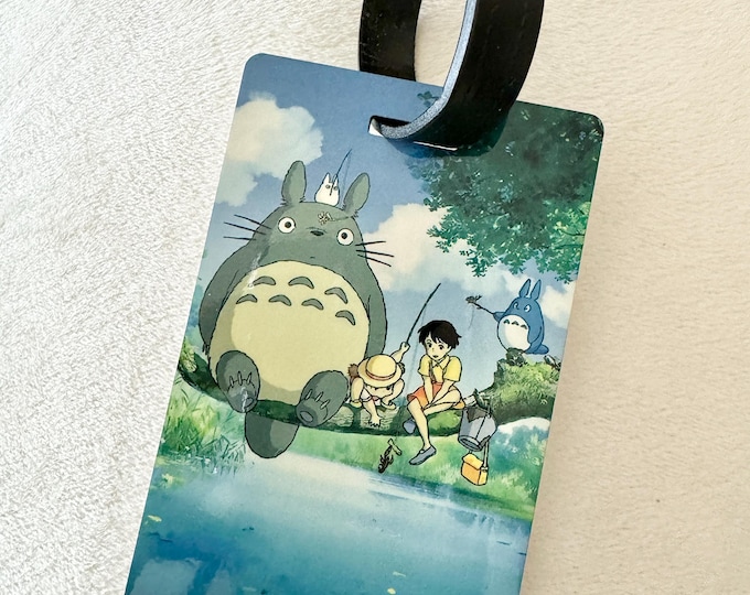 Inspired Totoro/ Totoro Inspired/ My Neighbor Totoro/ Luggage Tag ...