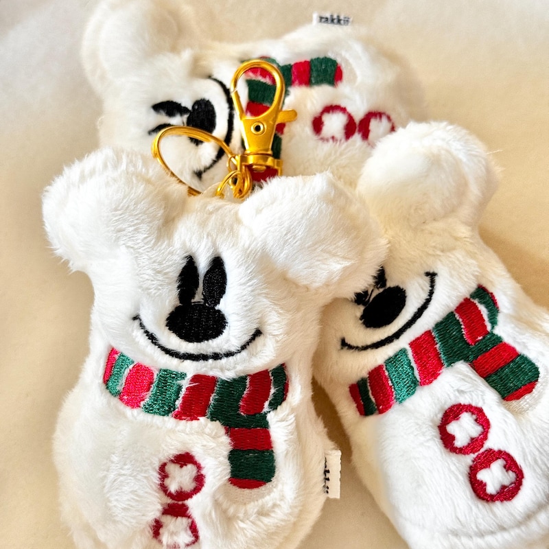 Snowman Mickey Keychain - Etsy
