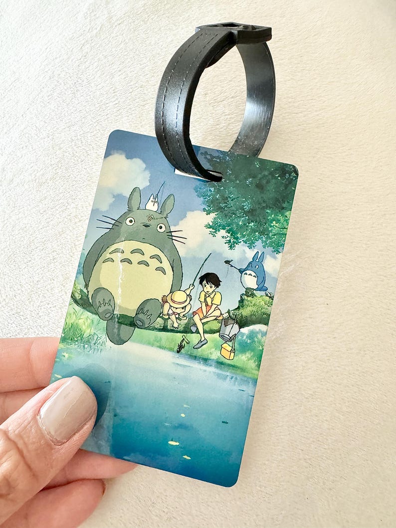 Inspired Totoro/ Totoro Inspired/ My Neighbor Totoro/ Luggage Tag ...
