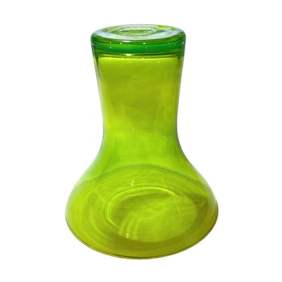 Lime Green Vases And Bowls Lime Green Bud Vase Etsy