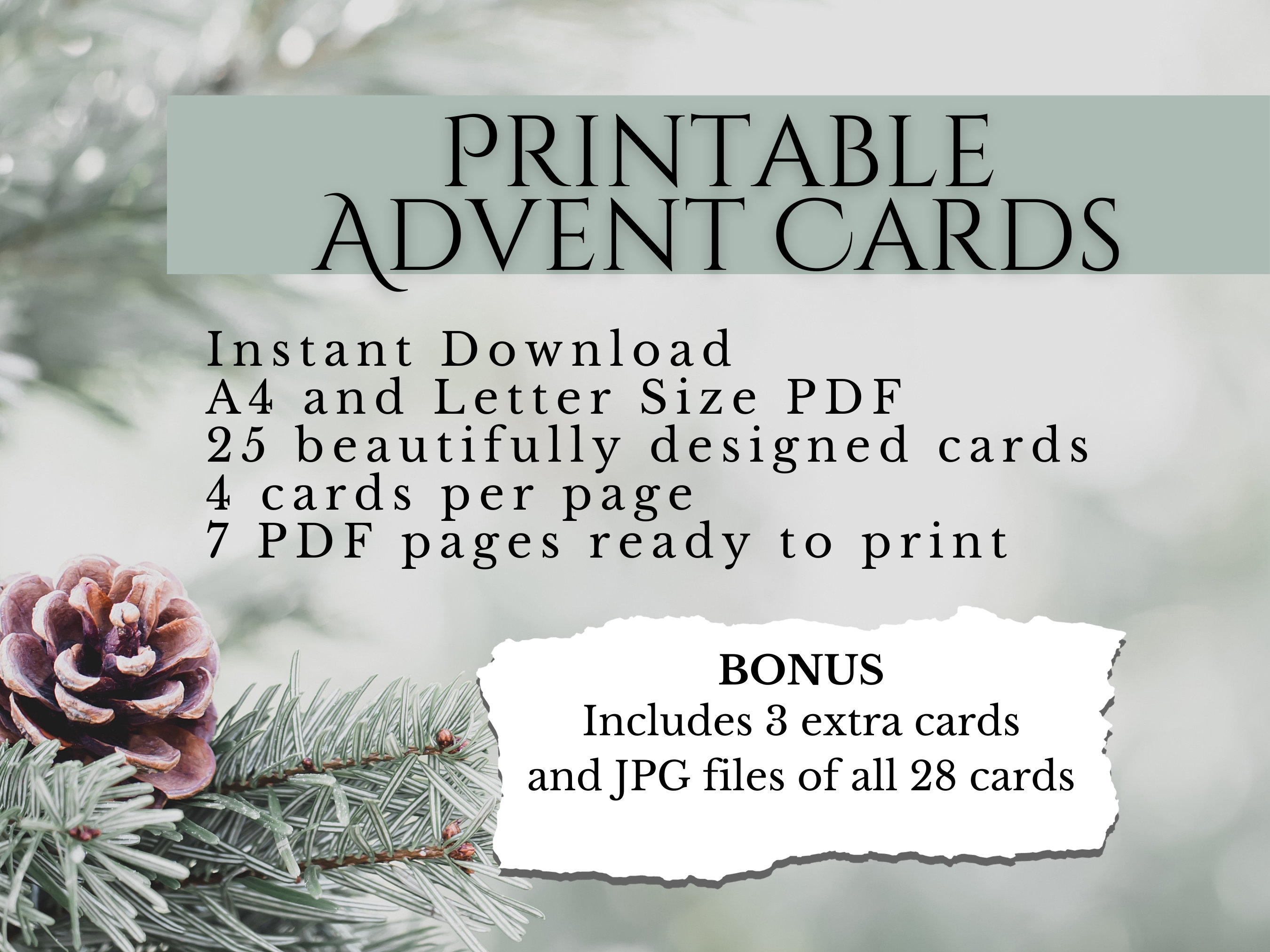 Printable Advent Scripture Cards - Etsy