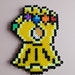 Thanos Infinity Gauntlet Perler - Etsy