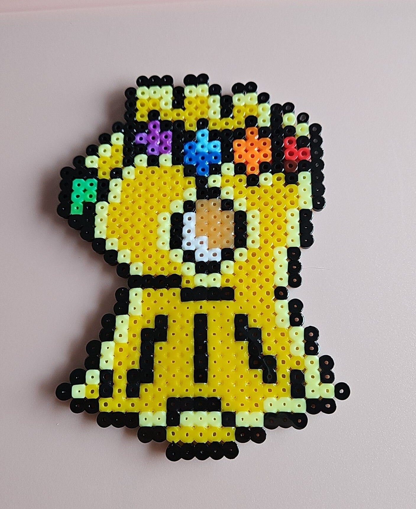 Thanos Infinity Gauntlet Perler - Etsy