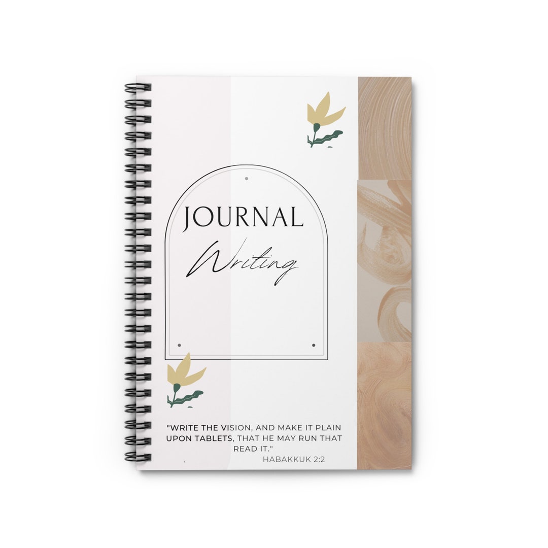 Spiral Notebook Ruled Line Jounal Cute Journal Notebook - Etsy