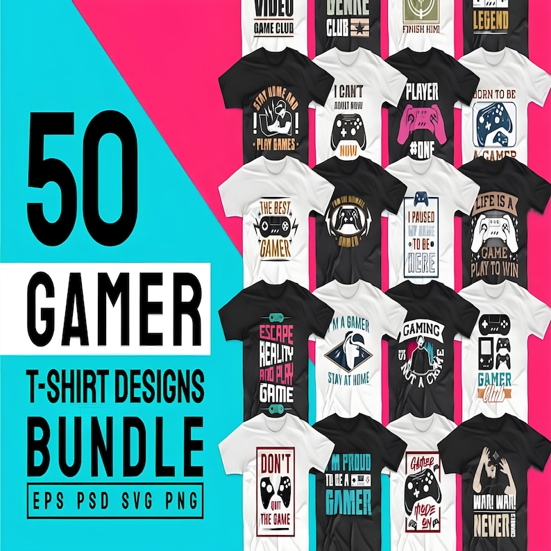 Gaming & Gamer SVG Bundle, Cut File for Cricut,funny Gamer Svg,play ...