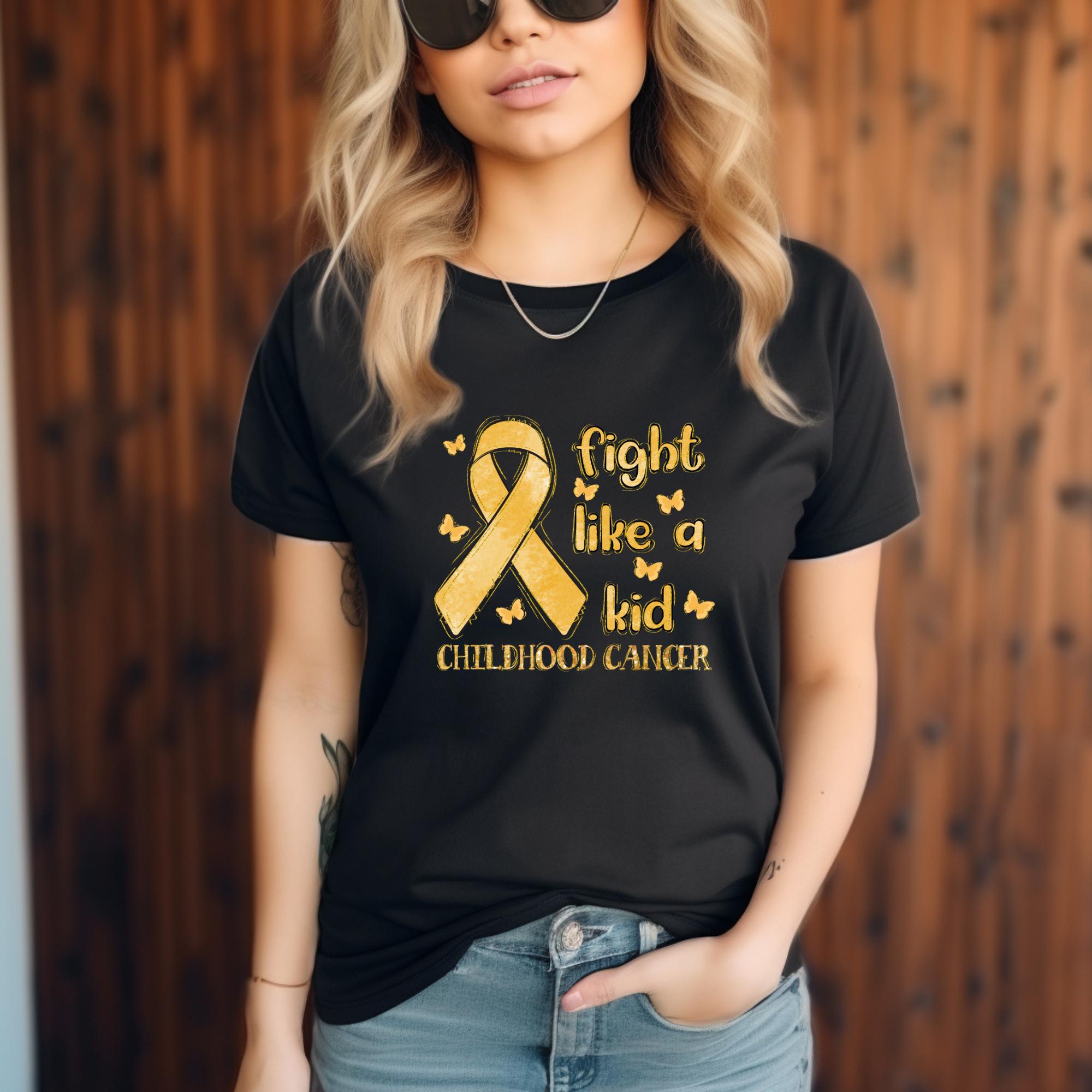 Childhood Cancer Awareness PNG Bundle: Gold Ribbon Designs (digital ...